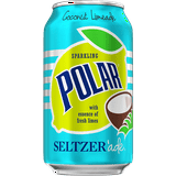 Polar Seltzer'ade Coconut Limeade Sparkling Seltzer Water, 12 fl oz, 8 ...