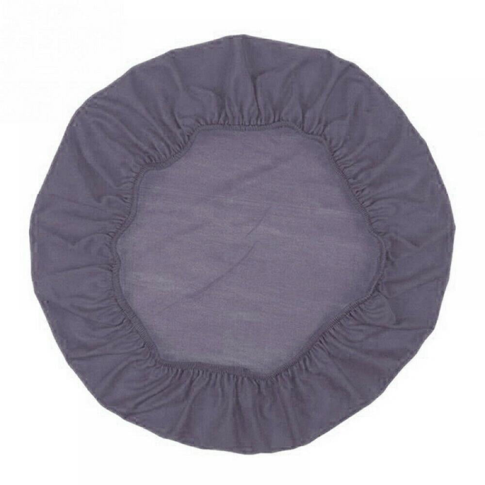Bar Stool Cover Round Chair Slipcover Protector Elastic with Non-Slip ...
