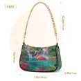 One Shoulder Chain Handbag 7.1x11x2.8in Women's Hobo Handbags Tote ...