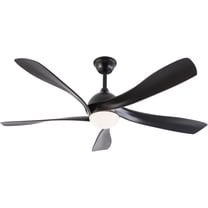 42" Flush Mount Ceiling Fan without light, 3 Reversible Blades, with 6 ...