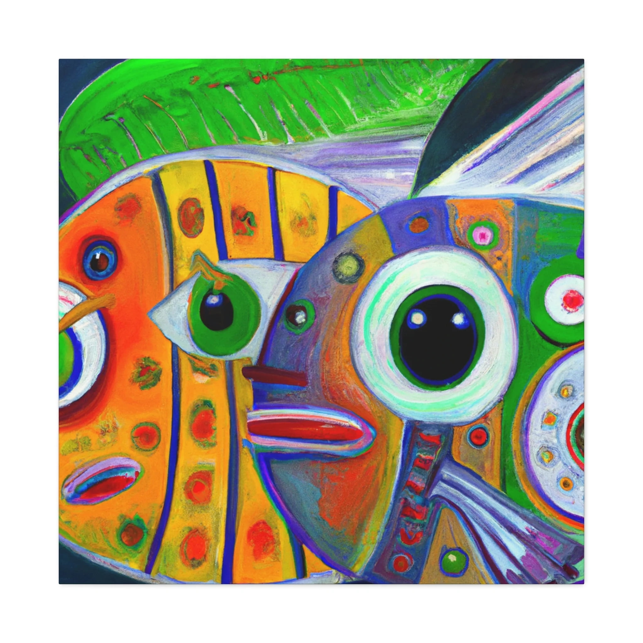 Discus in Golden Splendor - Canvas - Walmart.com