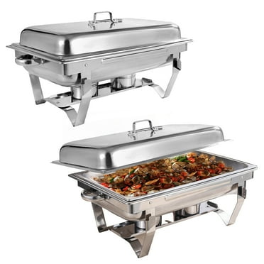 25 Pc Disposable Aluminum Chafing Dish Buffet Party Set WITH HANDY ...