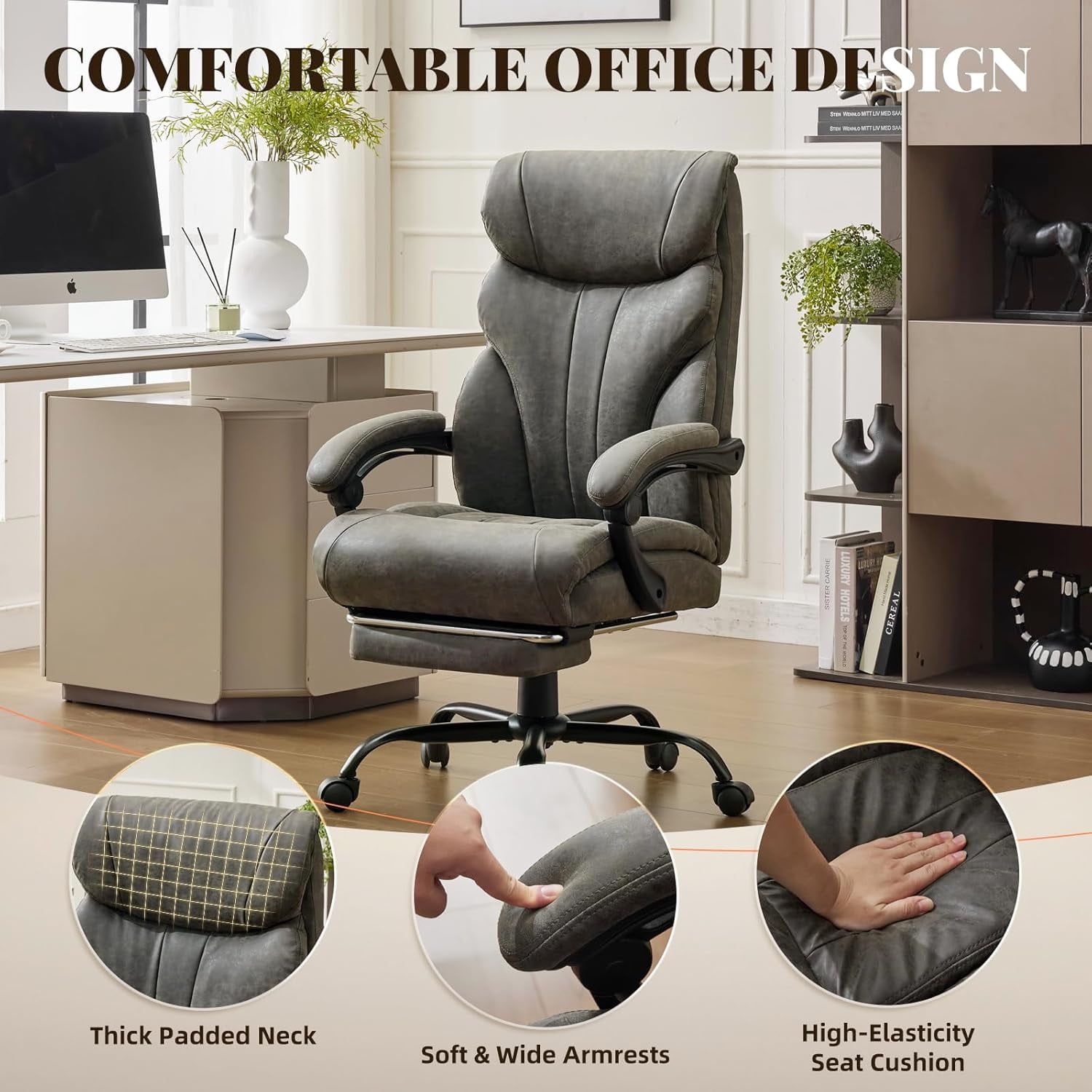 Click here for Edtara Executive Big And Tall Office Chair  500lb... prices