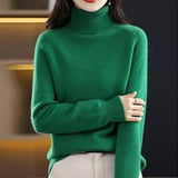 Plus Size Sweaters for Women Winter Fall Clothes 2023 New Turtleneck ...
