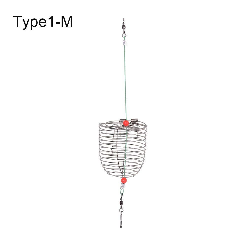 Useful Fishing Tackle Shrimp Catch Holder Trap Basket Food Feeding ...