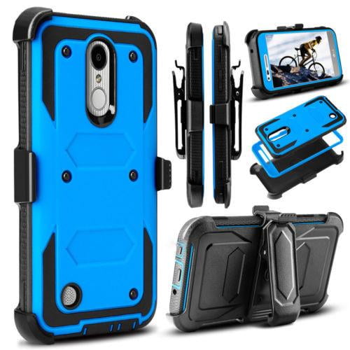 LG Phoenix 3, LG Risio 2, LG Fortune Case, Triple Protection w/ Built ...