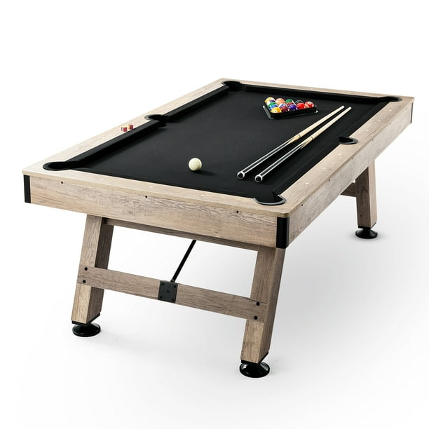 VEVOR Billiards Table, 7 ft Pool Table, Adjust Legs Stable Billiards ...