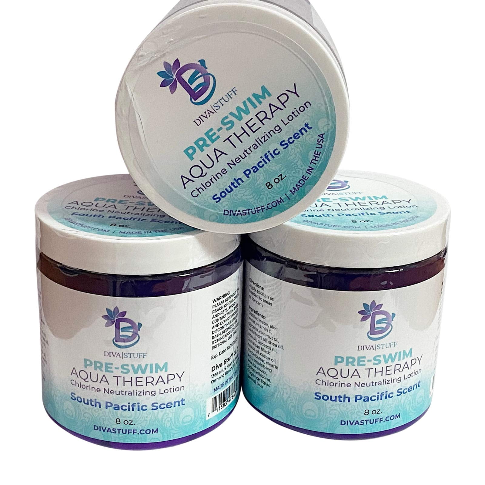 Diva Stuff Pre-Swim Aqua Therapy Chlorine Neutralizing Body Lotion ...