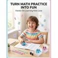 4 in 1 Math Stamp Roller, 4-in-1 Math Practice Roller Stamp Set with ...