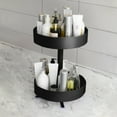 2 Tier Rotating Spice Rack, 10-inch Spinning Spice Organizer, Kitchen ...