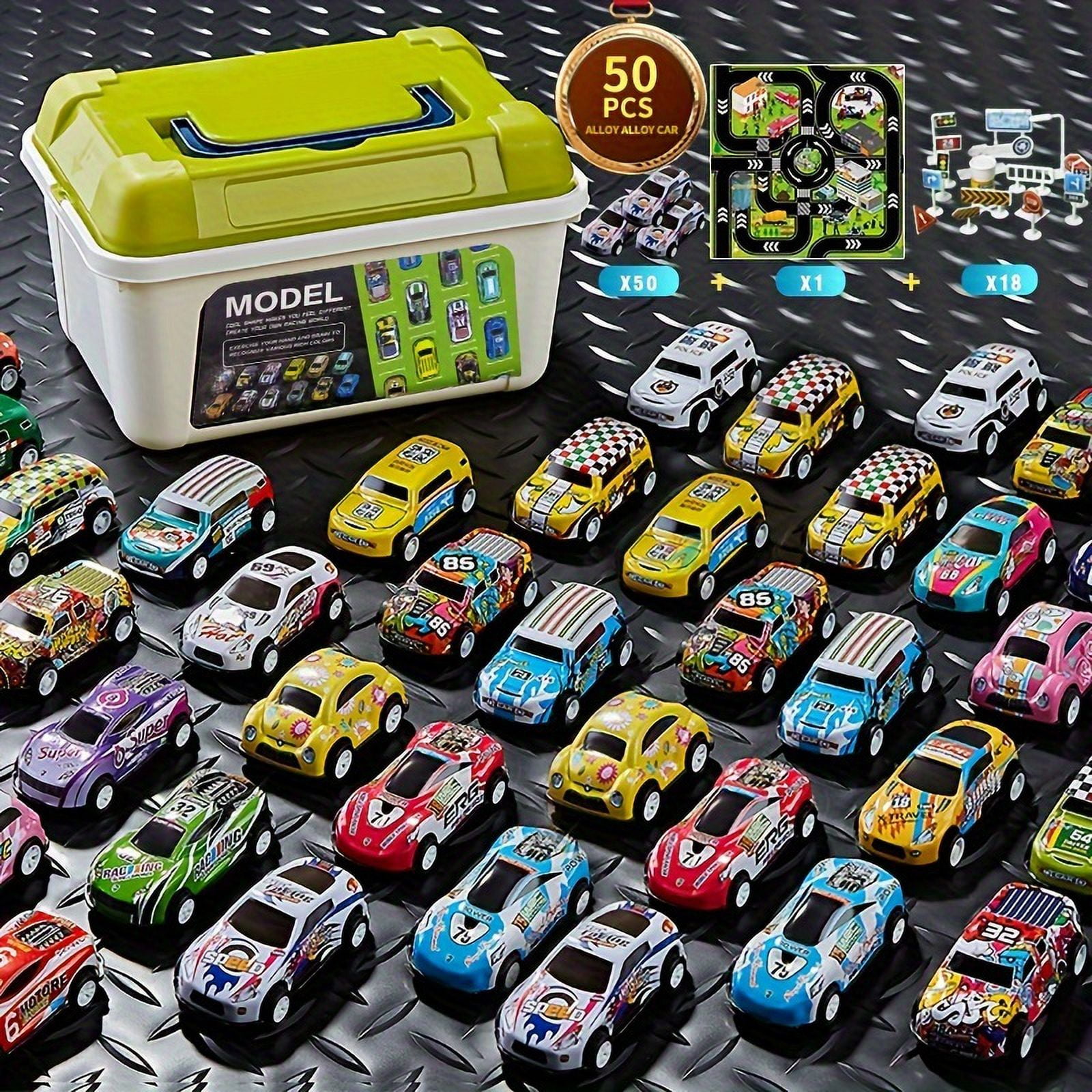 Click here for Grm 50pcs With Storage Box Mini Alloy Car Tiny Car... prices