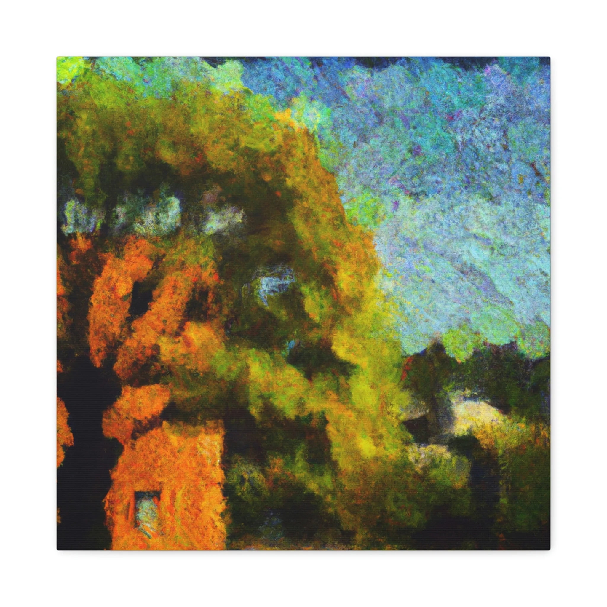 Oak Tree Splendor. - Canvas - Walmart.com