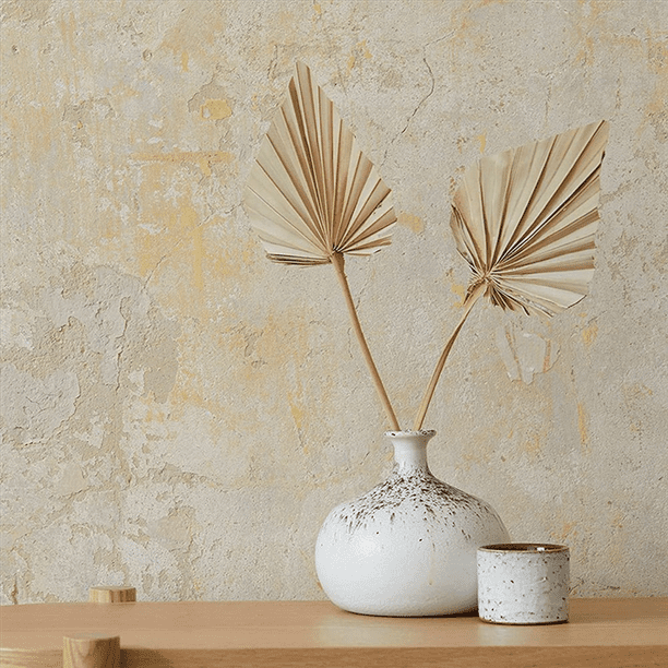 20 Pcs Boho Dried Palm Spears Natural Dried Palm Fans Dried Palm Leaves ...
