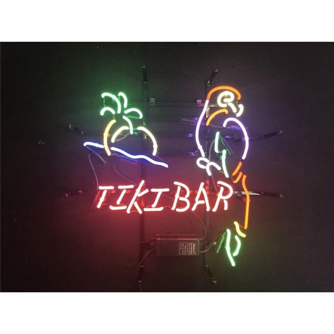 Johnny Austin Neon V-108 Tiki Bar Parrot Neon Bar Sign - Walmart.com