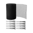 6 * 236" Gutter Guards Mesh with Clips for Plastic Gutters, Designed to ...