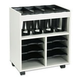 Safco Go Carts Mobile File 14-1/2w x 21-1/2d x 26-1/4h Gray 5390GR ...