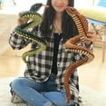 Ludlz Snake Plush - 43 Inch Long Snake Stuffed Animal Python Plush ...