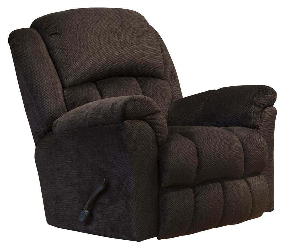 Rocker Recliner with Heat and Massage in Chocolate - Walmart.com