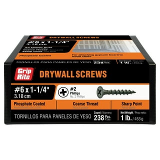 8-11X1/2 Phillips Flat Head with Nibs Deep Thread Wood Screw with Type ...
