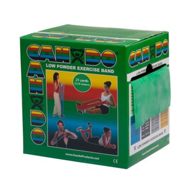 CanDo exercise band, black, 25 yard dispenser - Walmart.com