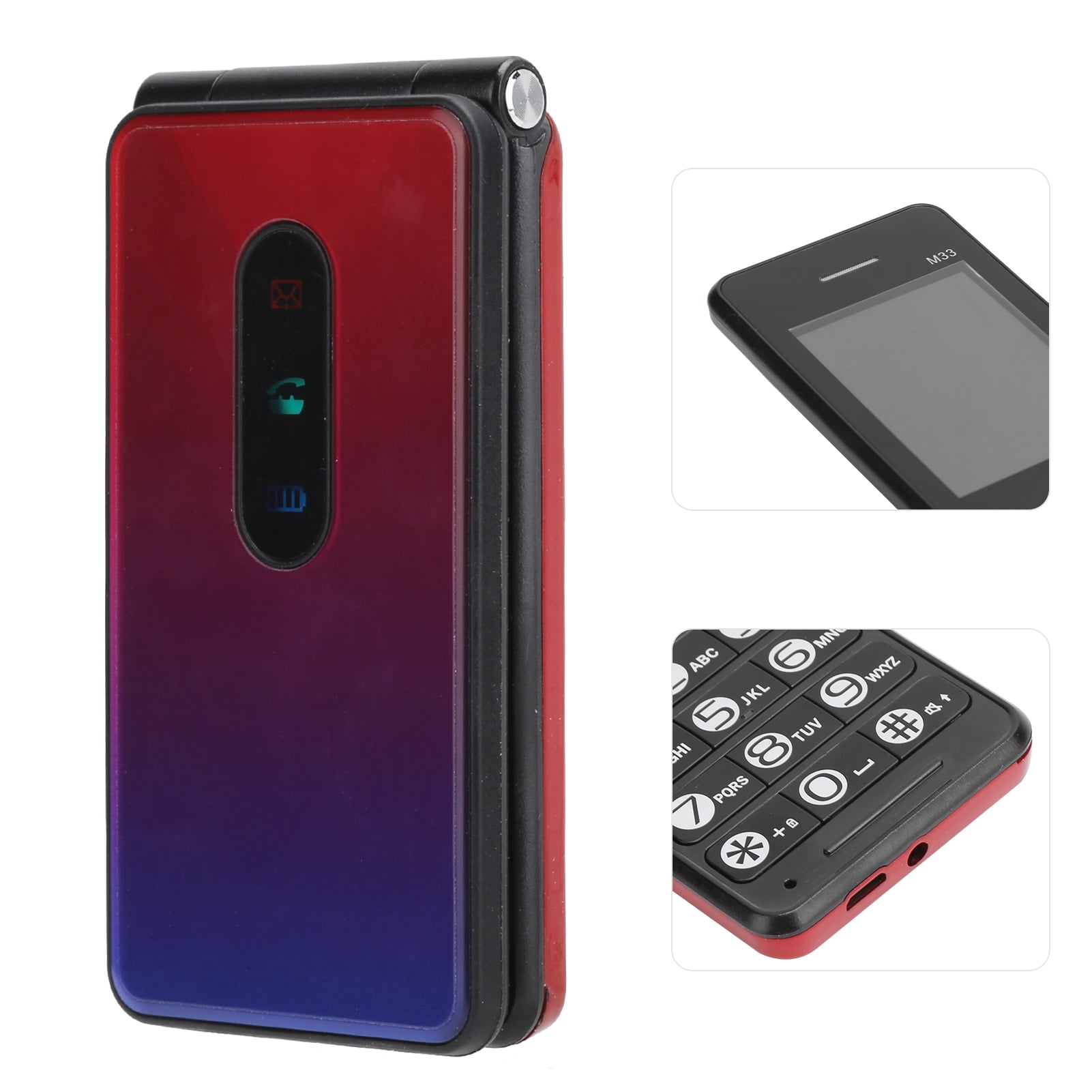 Buy Children Flip Phone, 2.4in Screen Dual Card Dual Standby Mini Flip ...