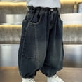 CAIXIA Girls Jeans Wide Leg Wide Leg Stretch Denim Pants Mid Rise ...