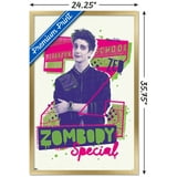 Disney Zombies 3 - Zed Wall Poster, 22.375" x 34" Framed - Walmart.com
