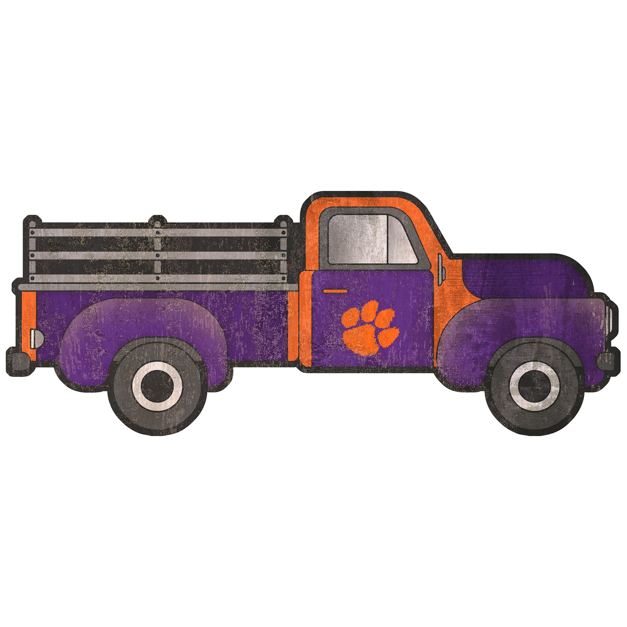 Clemson Tigers 15" Truck Cutout Sign - Walmart.com