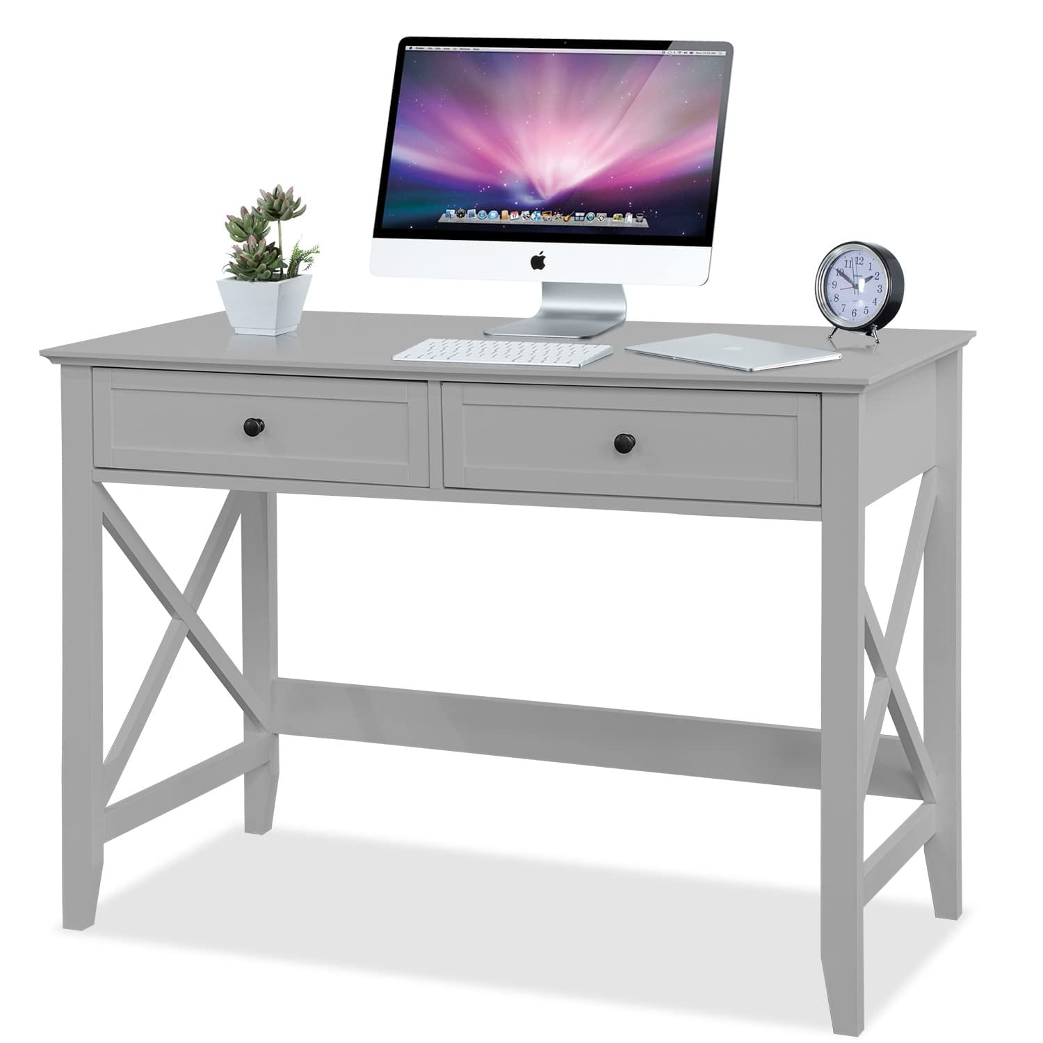 Click here for Lewahom Computer Desk With 2 Drawers  Elegant Home... prices