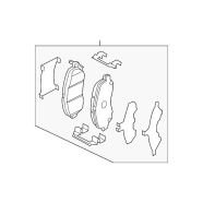 Hawk 2008-2014 Mitsubishi Lancer Evo (1-piece front rotor) High Perf ...