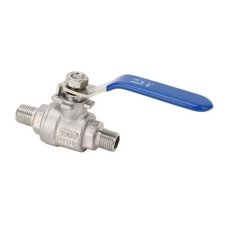 Balls Valve Fitting, Straight 2 Piece Firm Connection Male Thread Ball ...