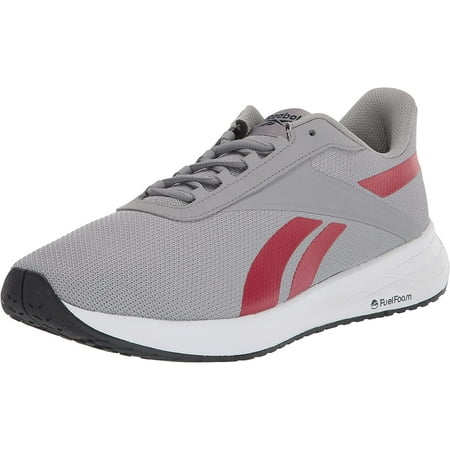 Reebok Mens Energen Plus Running Shoe 10 Pure Grey/White/Vector Red ...