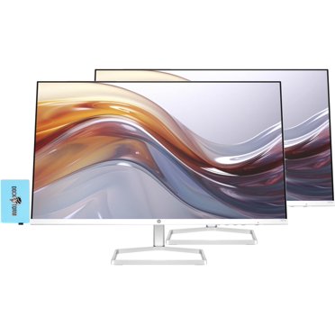 HP V24 24 inch Dual Monitor Bundle with HDMI, VGA, AMD FreeSync, Low ...