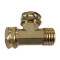 3/4Inch Garden Hose Connector High Pressure T Joint Connector Swivels ...
