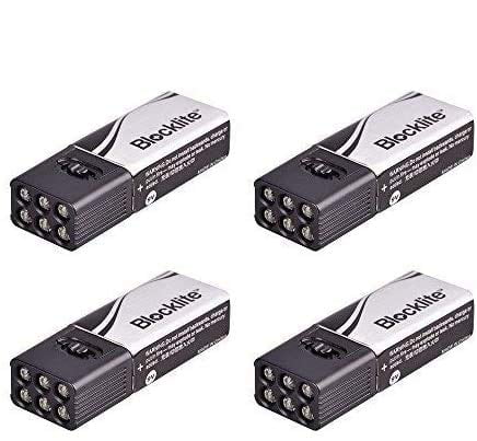 lixada 4pcs camping flashlight 9 volt super bright mini led handheld ...