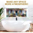 Decorative Window Film Provence Garden, 39.37x17.32 in Privacy Window ...