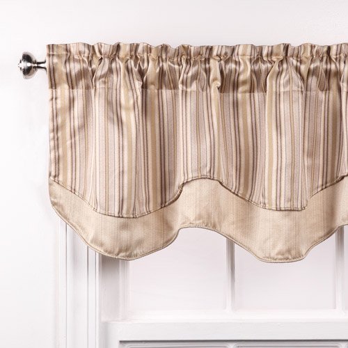 Windsor Jacquard Layered Valance - Walmart.com