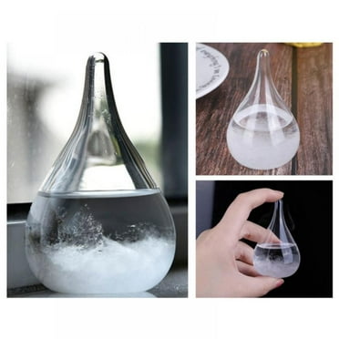 Ambient Weather B1025C Antique Storm Glass Wall Mount Liquid Barometer ...