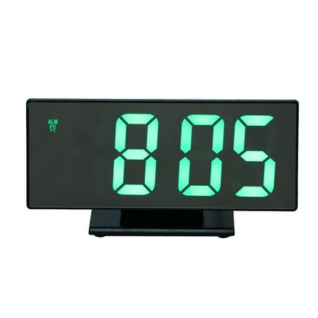 Big Digital Mirror Alarm Clock Temperatuer Meter Monitor Large LED ...