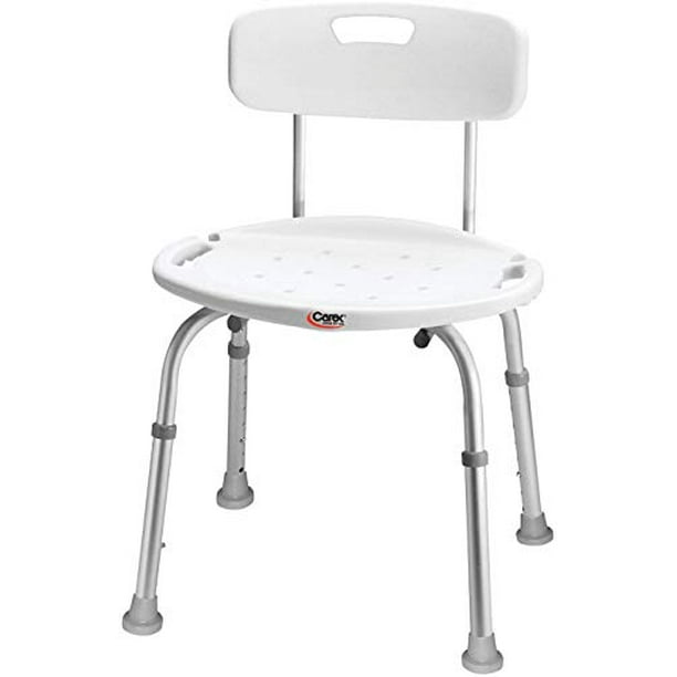 Carex Health Bath And Shower Seat With Back, 1 Ea, 2 Pack - Walmart.com