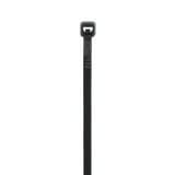 Hyper Tough 8 inch Cable Ties Black 75lb Tensile Strength 100 Pack ...