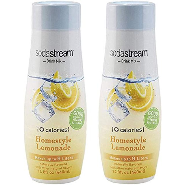 SodaStream Zero Lemonade Drink Mix, 14.8 Fl. Oz, Pack Of 2, 14.8 Oz, 14 ...