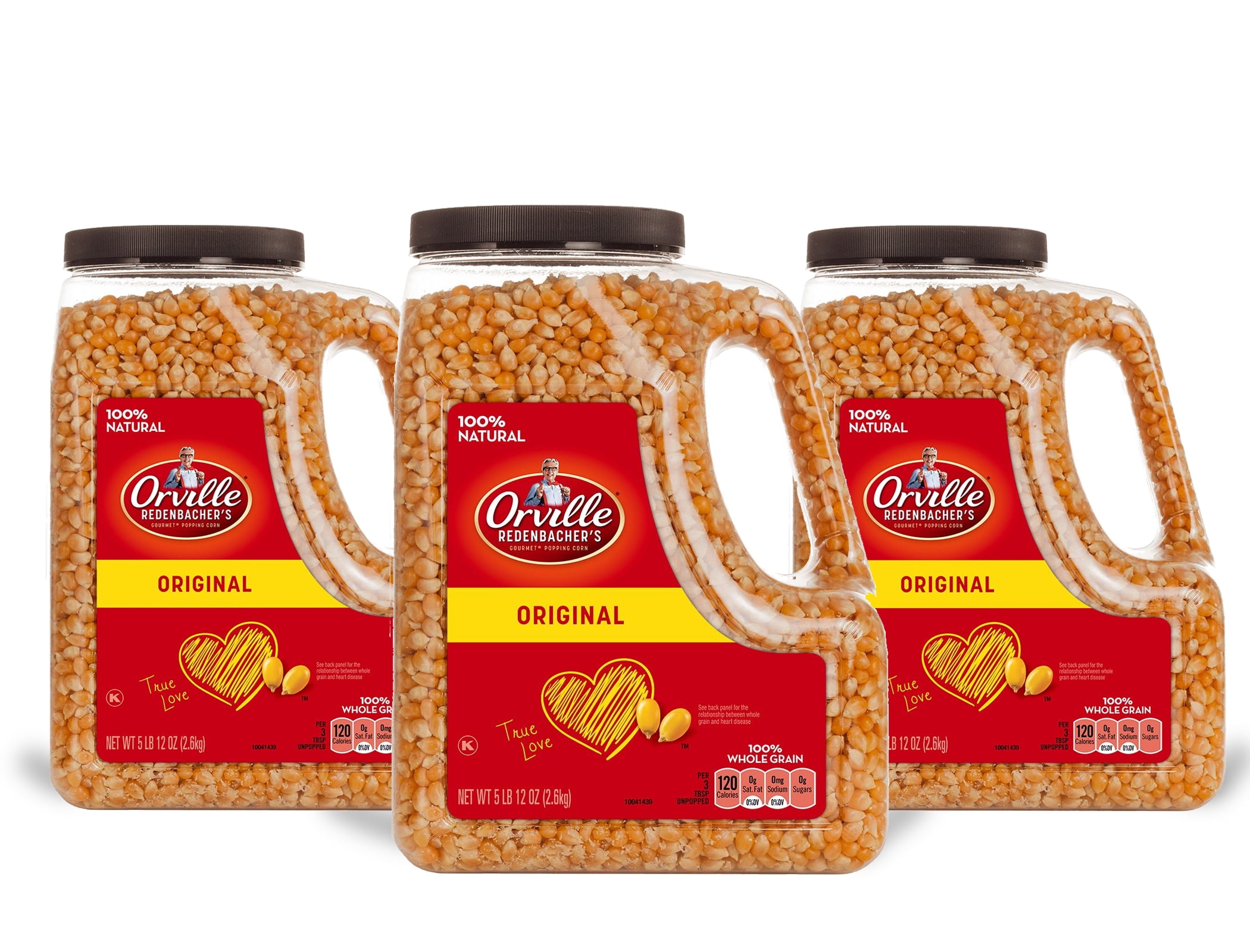 Orville Redenbacher's Popcorn Kernels, 92 oz. - 3 PACK - Walmart.com