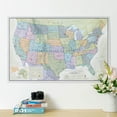 Classic USA Map Poster - 34 x 22 - Front Lamination - Maps ...