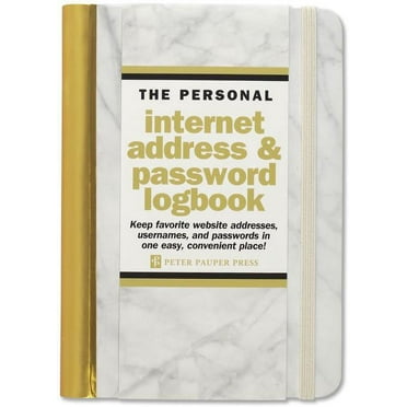 Celestial Large-format Internet Address & Password Logbook - Walmart.com