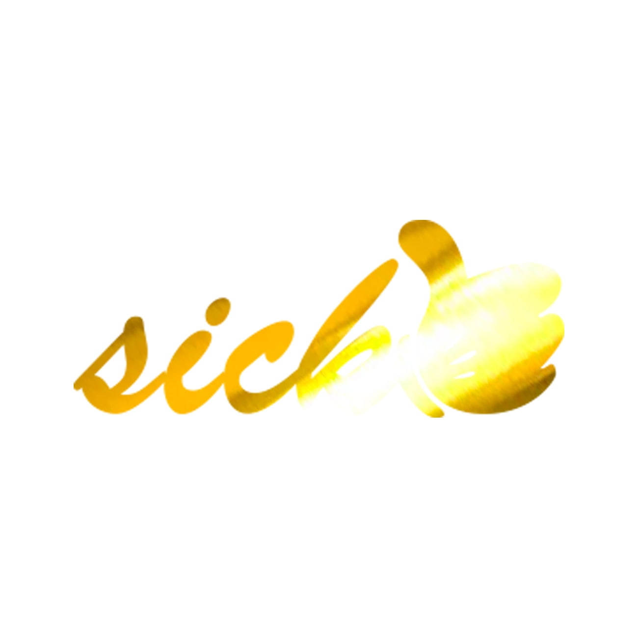 Sick Sticker Decal Die Cut - Self Adhesive Vinyl - Weatherproof - Made ...