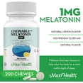 Maxi Health Chewable Melatonin Sleep Aid – Lemon Flavor – Kosher – Non ...