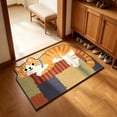 15.75x23.62 Inch Diatomaceous Earth Bath Mat, Quick Dry Absorbent Floor ...