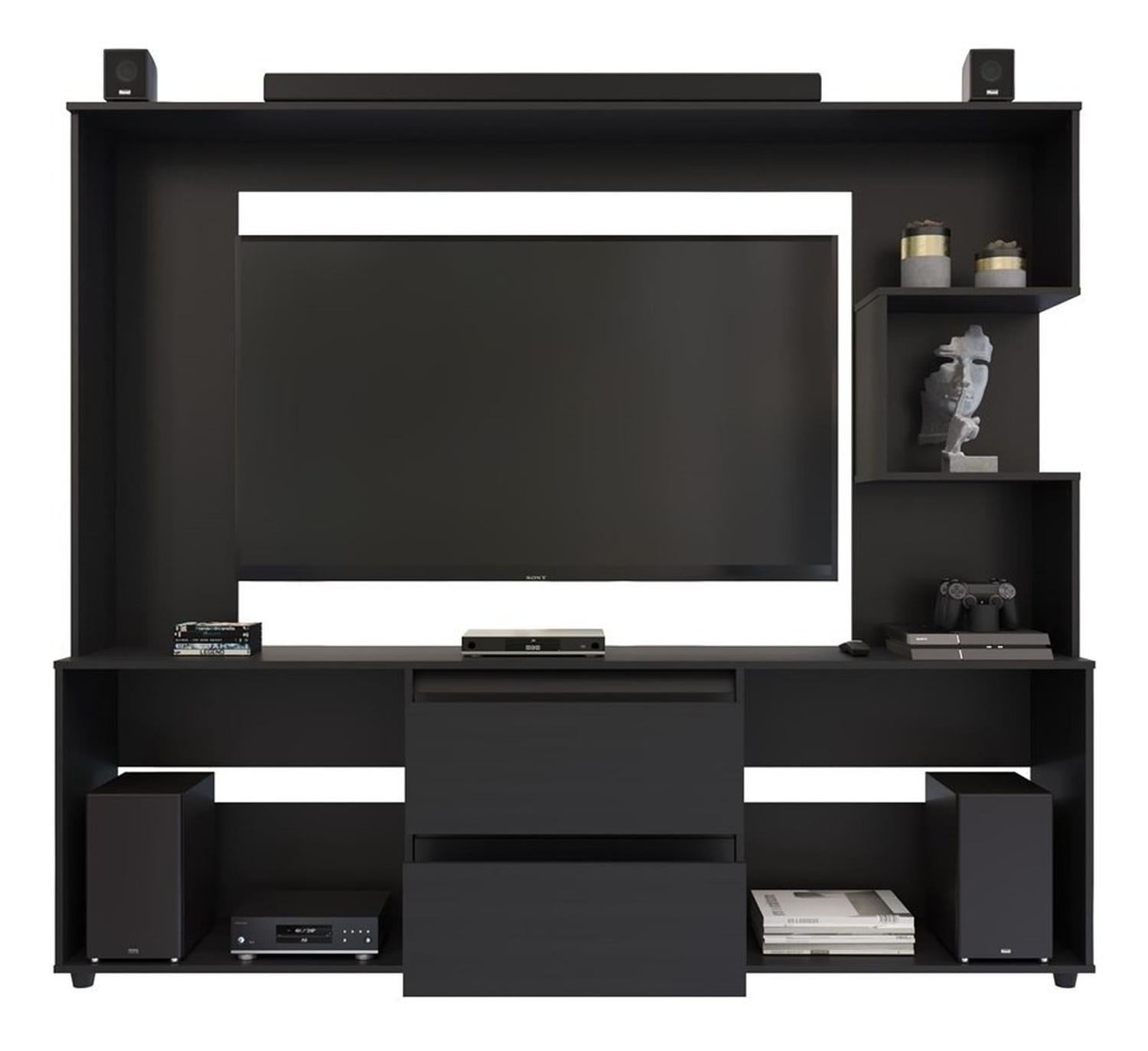 Centro De Entretenimiento Scala Maderkit Wengue negro | Walmart en línea