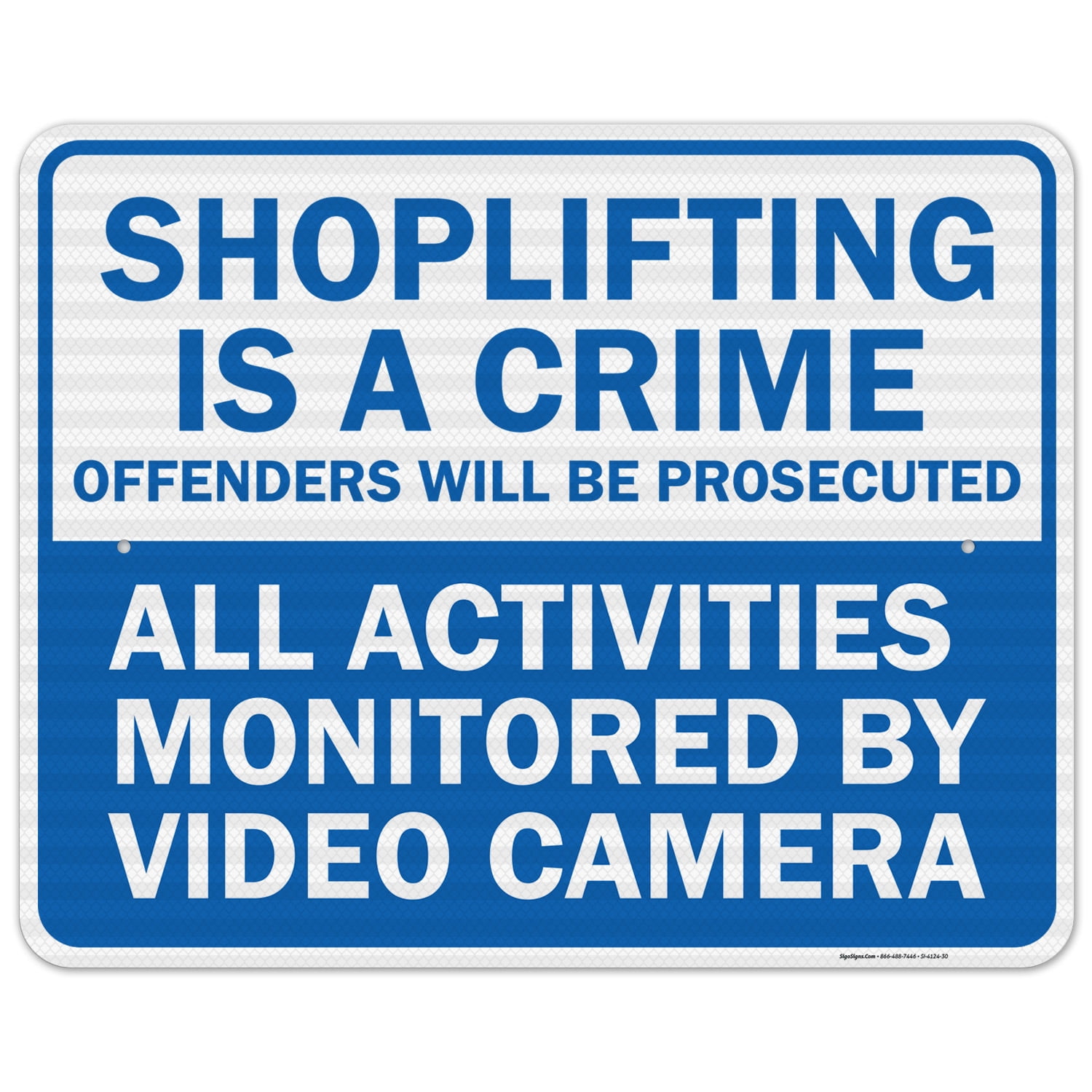 Shoplifting Is A Crime Sign, Offenders Will Be Prosecuted, - Walmart.com